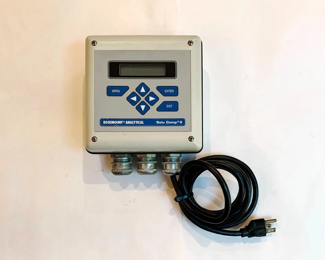 ROSEMOUNT SOLU COMP II ConductivityTransmitter, Model 1055C $42.81 ...