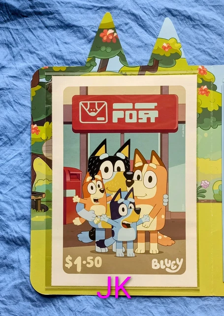 BLUEY 12 STAMPS 2024 New PACK With Giant $1.50 Stamp 💙 $200.00 ...