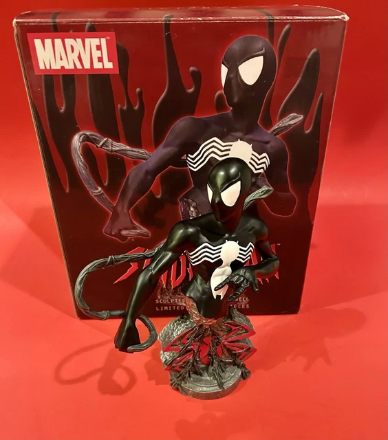 LIMITED EDITION MARVEL Select Symbiote Spider-Man Statue Sculptor Sam ...