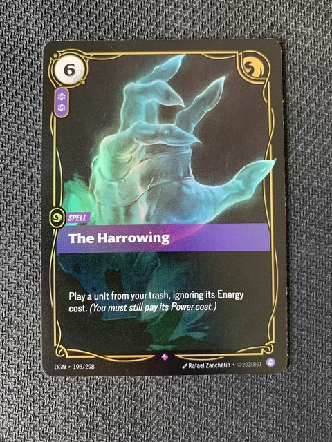 THE HARROWING - 198/298 - Origins - Riftbound League Of Legends TCG $5. ...