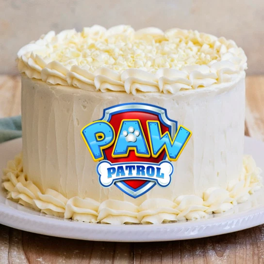 PAW PATROL LOGO Edible Cake Topper Image Birthday Decoration MULTIPLE ...