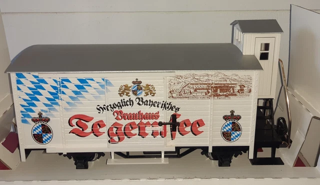 SPUR G LGB 46260 Güterwagen mit Bremserhaus Brauhaus Tegernsee gut in OVP (3) EUR 7,50 - PicClick DE