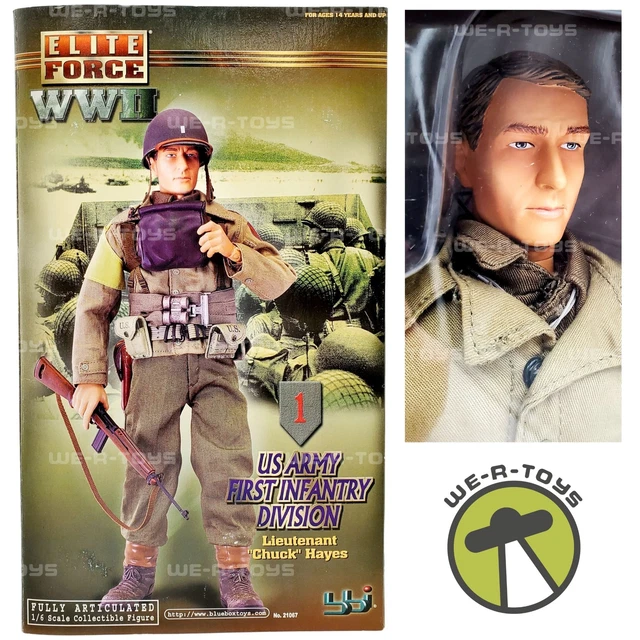 ELITE FORCE WWII US Army First Infantry Division Lt. Chuck Hayes Figure ...