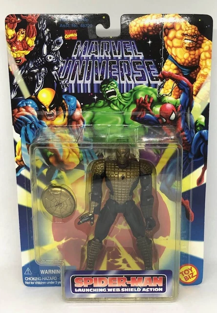 MODELLINO SPIDER-MAN LAUNCHING Web Shield Marvel Universe 1996 modello E818 EUR 37,56 - PicClick IT