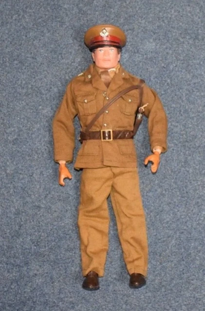 VINTAGE ACTION MAN with Flock Hair in British Officer Uniform £48.00 ...