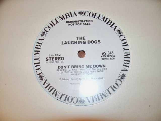 I CANI CHE Ridono ""Don't Bring Me Down"" 12" Maxi Singola Columbia As ...