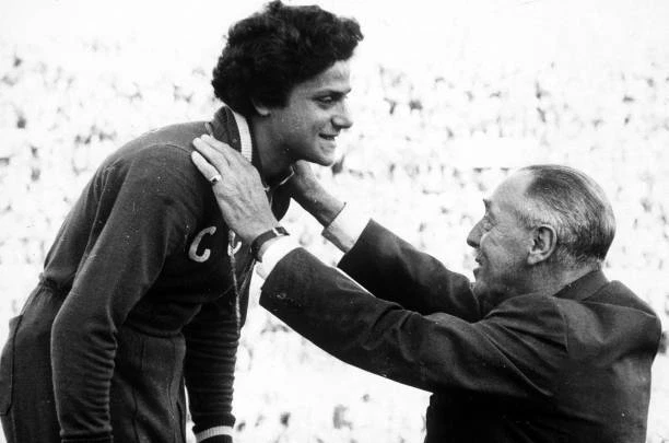 OLYMPIC GAMES ROME Women's 80 Metres Hurdles USSR's Irina Press OLD ...