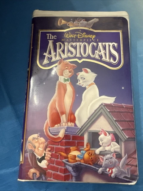 THE ARISTOCATS, VHS 1996 Walt Disney Masterpiece Collection Clamshell £ ...