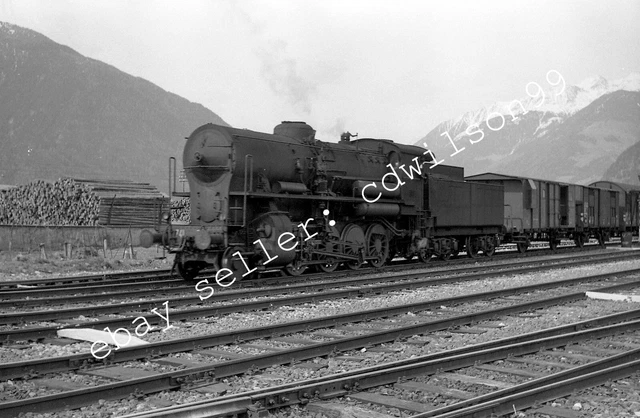 ITALY RAILWAY NEGATIVE - FS Class 741 2-8-0 Locomotive 1970 [K949] £17. ...