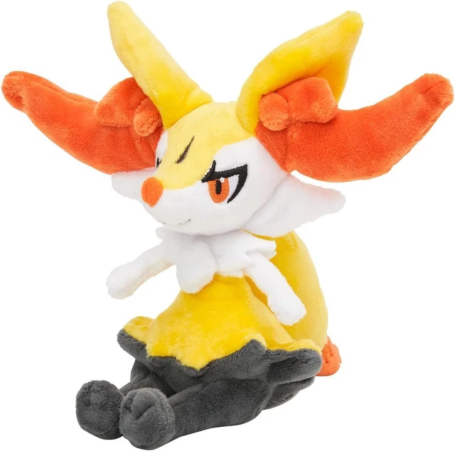 NOUVEAU POKEMON CENTER Original Pokémon fit 654 Braixen Peluche ...