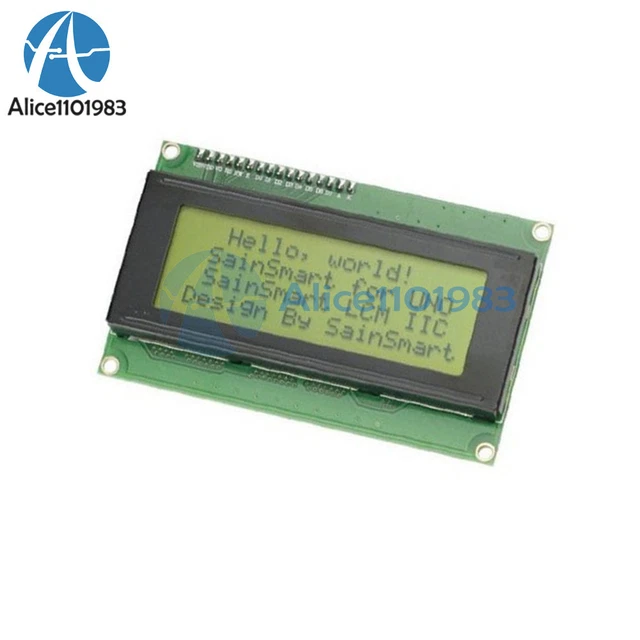 DISPLAY MODULO LCD 3,3 V 20x4 caratteri HD44780 contrasto ampia vista ...