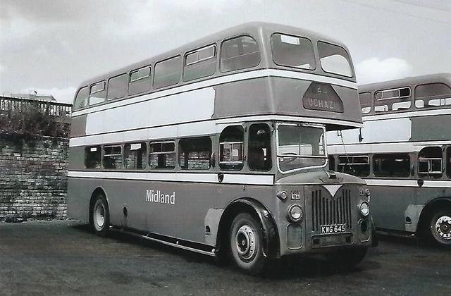 BUS PHOTO: KWG644 Alexander Midland (MRB184). 1958 Leyland Titan ...