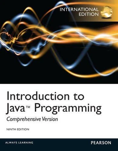 INTRODUCTION TO JAVA Programming, Comprehensive Version, Liang, Y ...