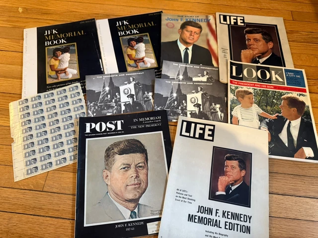 JFK ASSASSINATION MAGAZINE 1963 LOOK, POST , LIFE lot of 11 items & STAMPS £19.88 - PicClick UK
