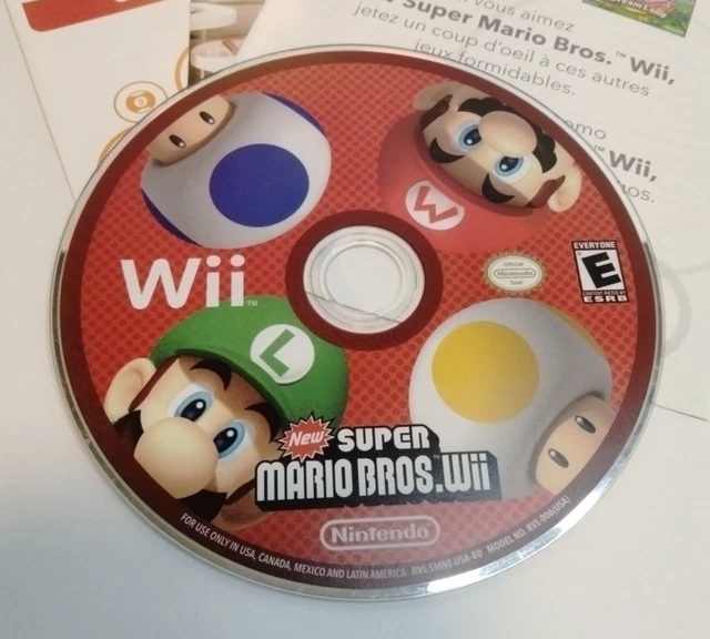NEW SUPER MARIO Bros. Wii (Nintendo Wii, 2009) Complete CIB - TESTED £ ...