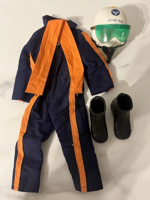 VINTAGE ACTION MAN Helicopter Pilot Uniform £47.51 - PicClick UK