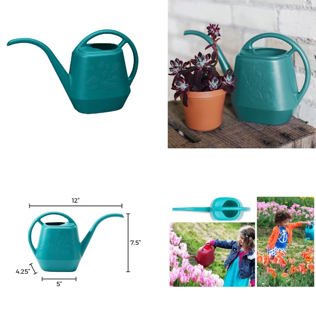 REGADERA DE JARDIN Irrompible De 1/2 Galones Con Boquilla Extralarga ...