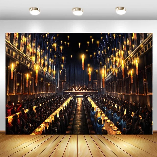 HOGWARTS HARRY POTTER Backdrop Magic Castle Wizard School Background ...