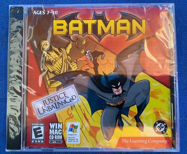 BATMAN JUSTICE UNBALANCED PC Mac jeu CD/DVD ROM centre d'apprentissage ...