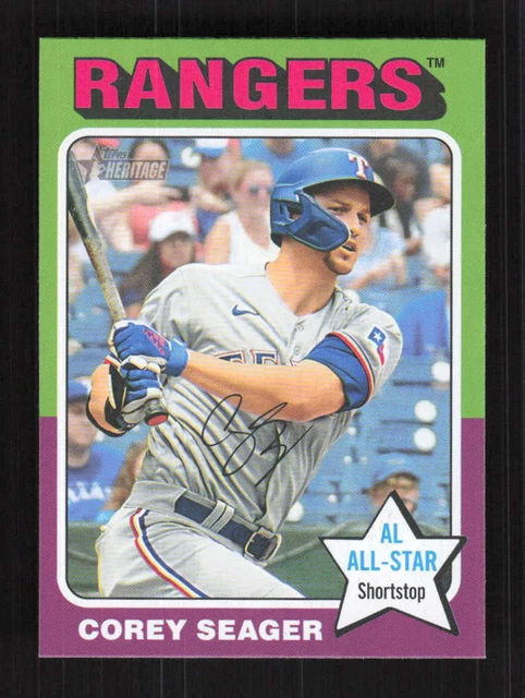 COREY SEAGER 2024 Topps Heritage Mini Texas Rangers #400 EUR 2,24 ...