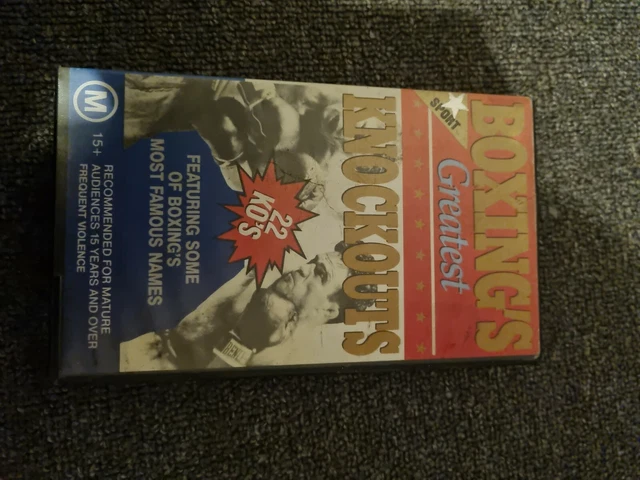 BOXING'S GREATEST KNOCKOUTS VHS VIDEO TAPE (sports) $16.00 - PicClick AU