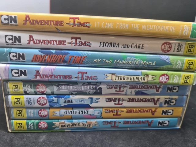 BULK ADVENTURE TIME DVD Bundle x 8 DVDs Cartoon Network Region 4 Good ...