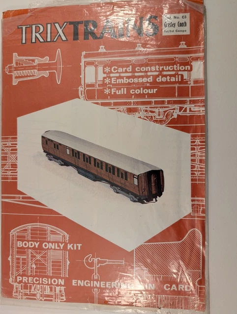 TRIX TRAINS GRESLEY Coach – Model Railway Coach Kit (OO Gauge) £12.36 ...