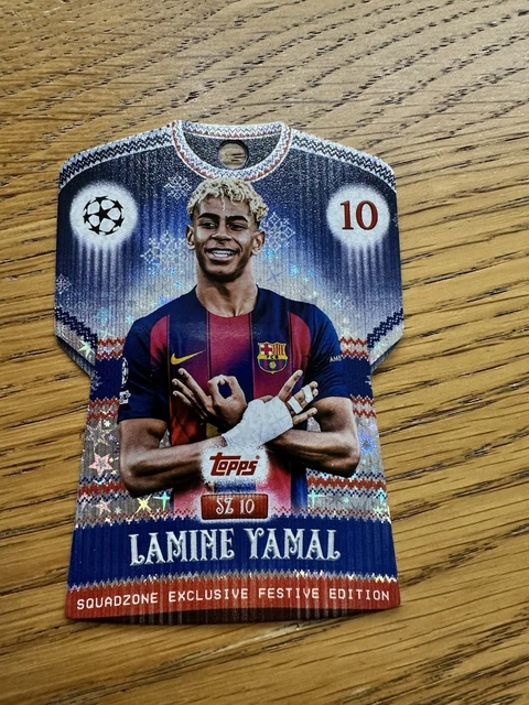 MATCH ATTAX 25/26 Lamine Yamal Squadzone FC Barcelona #SZ10 Champions ...