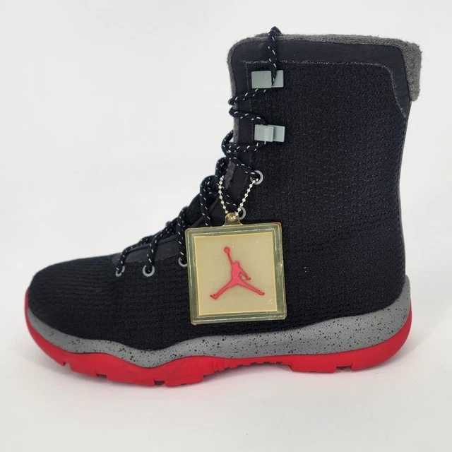 AIR JORDAN WATERPROOF Future Boot Black/Grey/Red Men’s Size 8.5 £171.77 ...