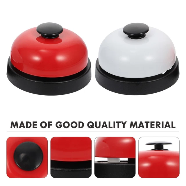 2PCS HANDS PRESSING Bell Answer Bell Reception Desk Bell Pet Bell ...