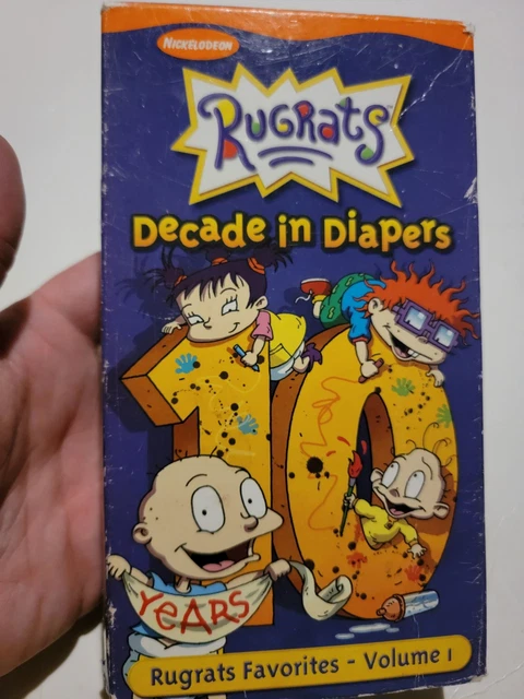 RUGRATS DECADE IN Diapers: Rugrats Favorites (VHS, 2001) Nickelodeon ...
