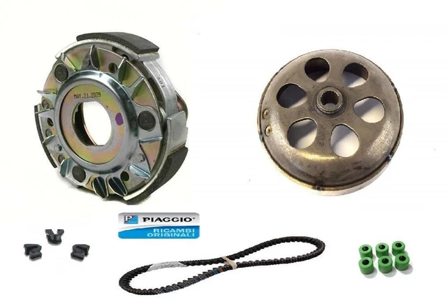 KIT EMBRAYAGE CLOCHE Courroie Rouleaux Curseurs piaggio beverly 250 ...