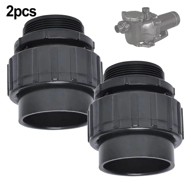 FLEXIBLE THREAD COMPATIBLE PVC Slip Fitting Quick Connector for Pool ...