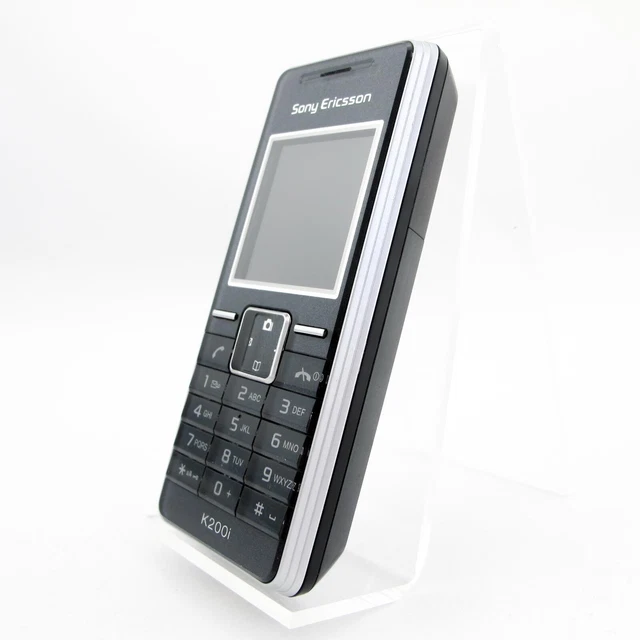 SONY ERICSSON K200I Noir débloqué Le portable Prépayé Utilisé Bon EUR ...