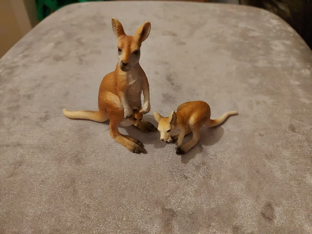 SCHLEICH KANGAROO AND Joey. Retired And Rare £15.00 - PicClick UK