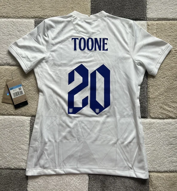 OFFICIAL NIKE ENGLAND Women ‘Toone 20’ Lionesses Home Shirt EURO 2022 M ...