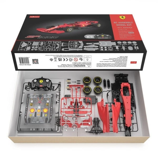 FERRARI SF1000 RC Model Kit 1/16 Plastic Assembly, includes decals ...