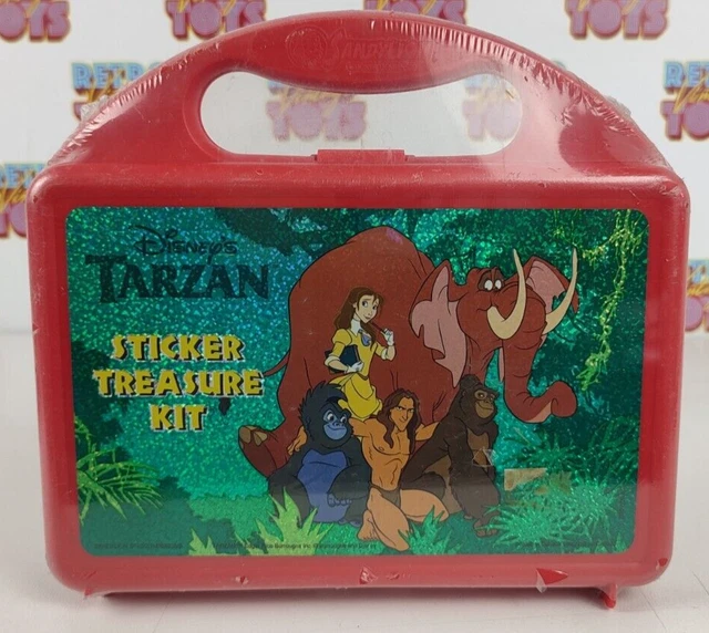TARZAN DISNEY STICKER Treasure Kit New Sealed 100 Stickers + Album ...