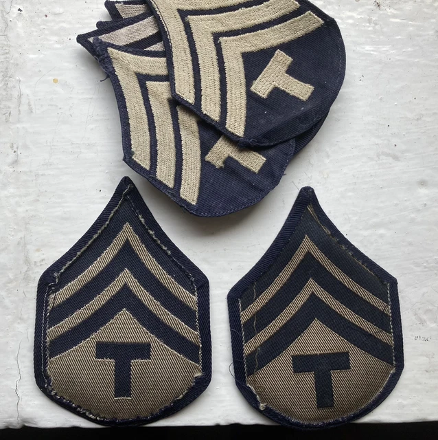 WW2 US ARMY Technician 4th Grade Rank Stripes Pair American Original £ ...