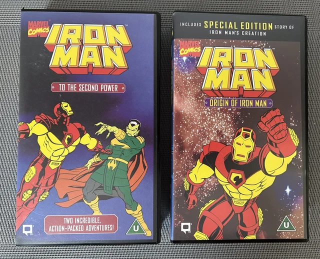 X2 IRON MAN VHS Tapes - To The Second Power & Origin £8.49 - PicClick UK