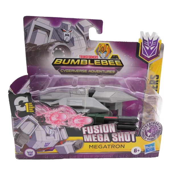 TRANSFORMERS MEGATRON BUMBLEBEE Cyberverse Adventures Decepticon Mega ...