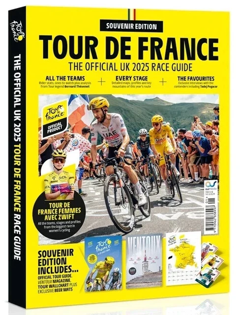 TOUR DE FRANCE Souvenir Official Edition 2025 Course Guide, Revue ...