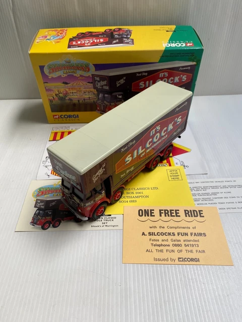 CORGI CLASSICS 12601 Foden Closed Pole Truck Set Silcock's of ...