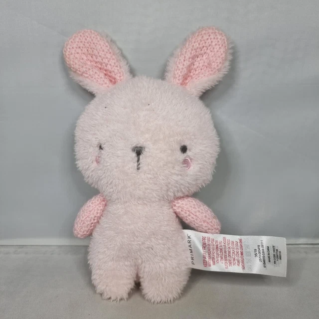 PRIMARK - FLUFFY Pink Knit Bunny Rabbit - Soft Plush Toy Comforter ...