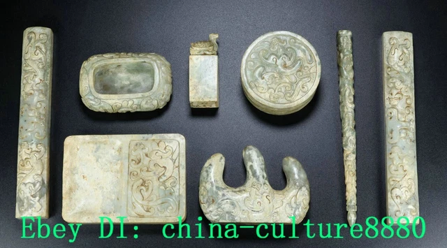 4 &NATUREL ET Tian yuryu en cuir xiuo Huo Bureau pinceau stand set EUR ...