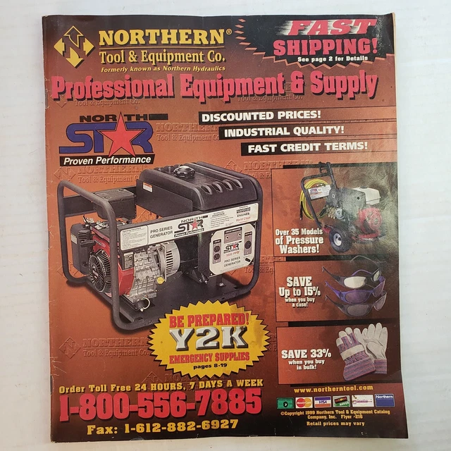 VINTAGE NORTHERN TOOL & Equipment Co Catalog from 1999 - Y2K for CSX ...