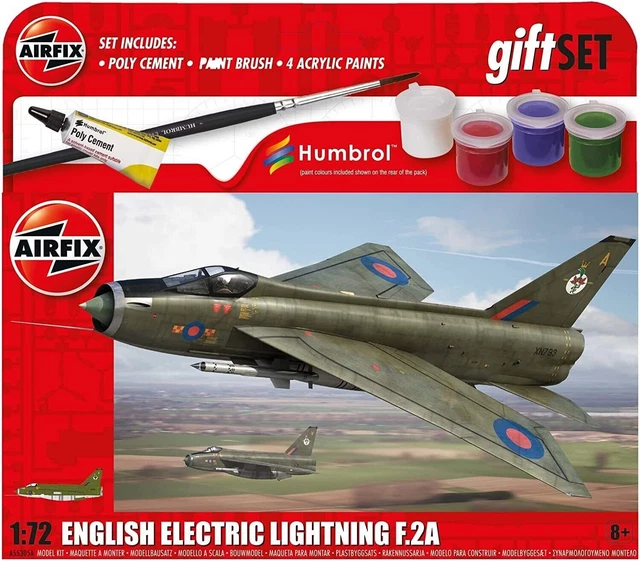 AIRFIX A55305A - English Electric Lightning F.2A Model Kit - Gift Set £ ...