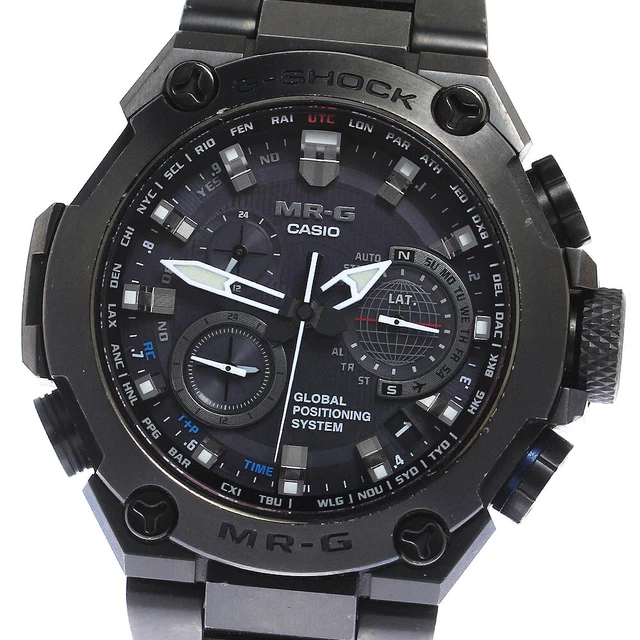 OROLOGIO DA UOMO CASIO G-Shock MR-G MRG-G1000B-1AJR GPS Radio Alimentato Solare_799995 EUR 1.090 ...