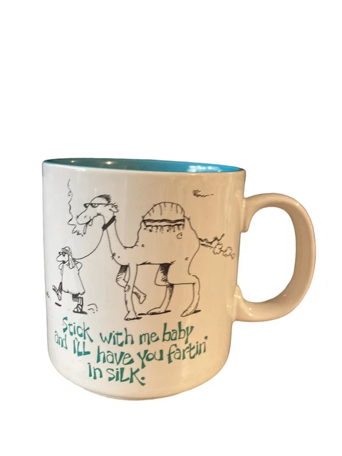 JOHN LAMB CAMEL Coffee Cup " Stick With Me Baby I'll Have You Farting In Silk " $32.41 - PicClick AU