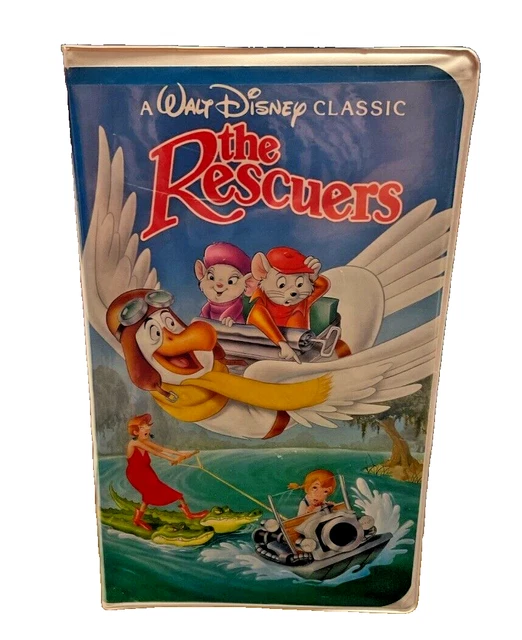 A WALT DISNEY The Rescuers VHS Tape Classic Black Diamond # 1399 ...
